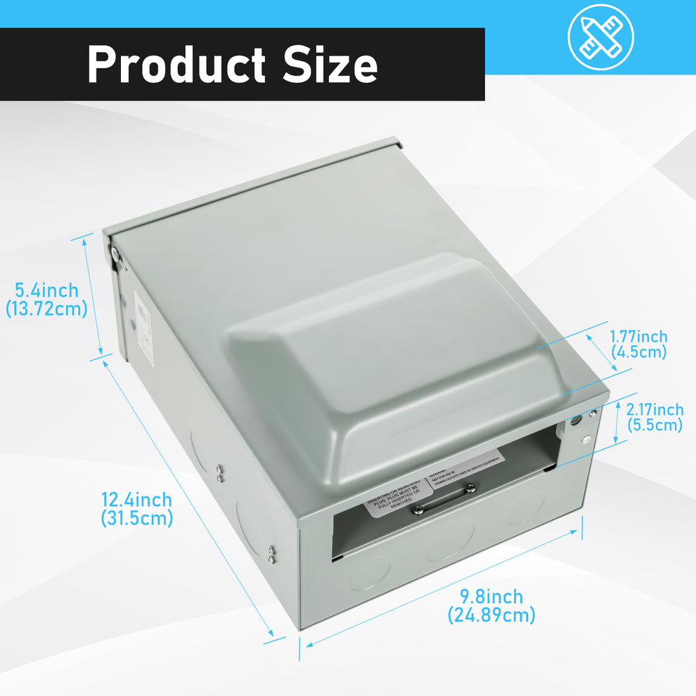 BOYISEN 50 Amp RV Power Outlet Box – Weatherproof, Lockable & Easy to ...